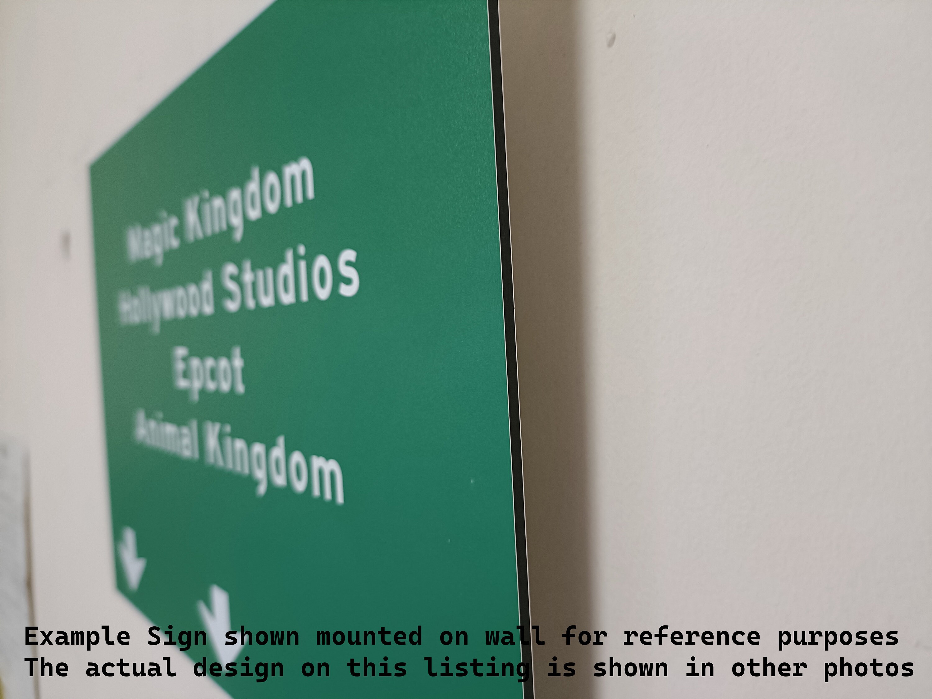 Walt Disney World Purple Style Road Sign All Theme Parks & Animal ...