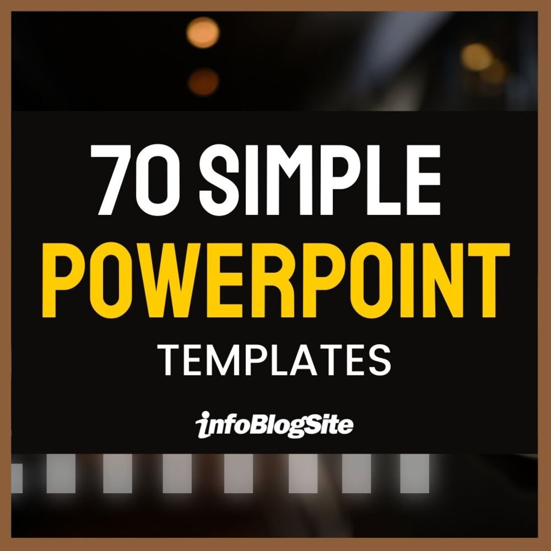 70 Simple Powerpoint Templates Fully Editable Presentation Template ...
