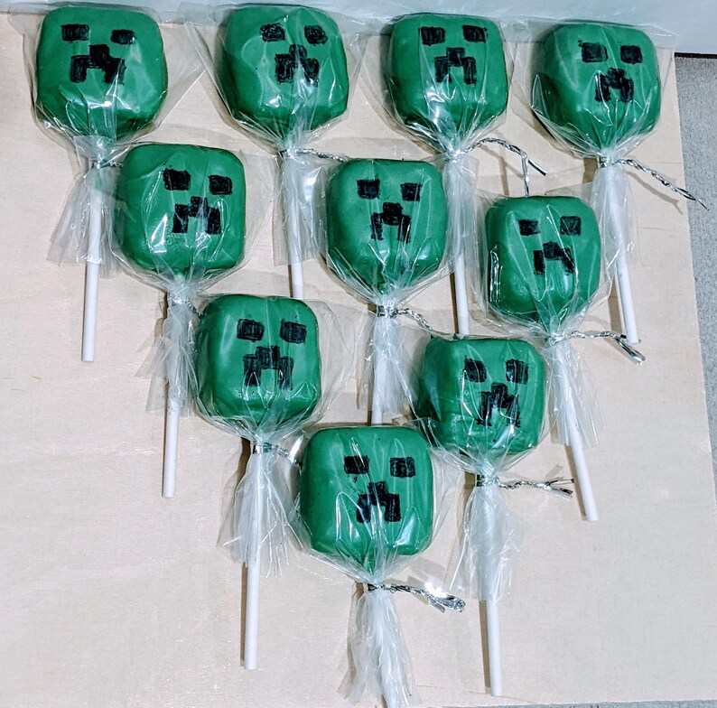 Minecraft Cake Pops - Etsy