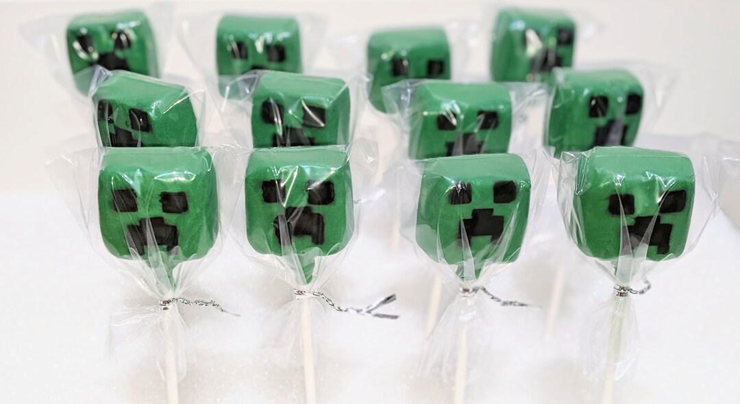 Minecraft Cake Pops - Etsy