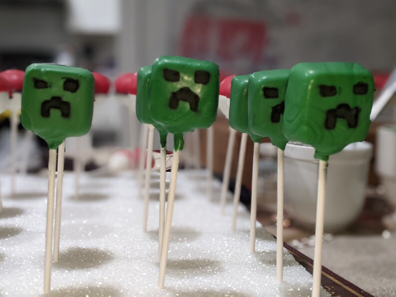 Minecraft Cake Pops - Etsy