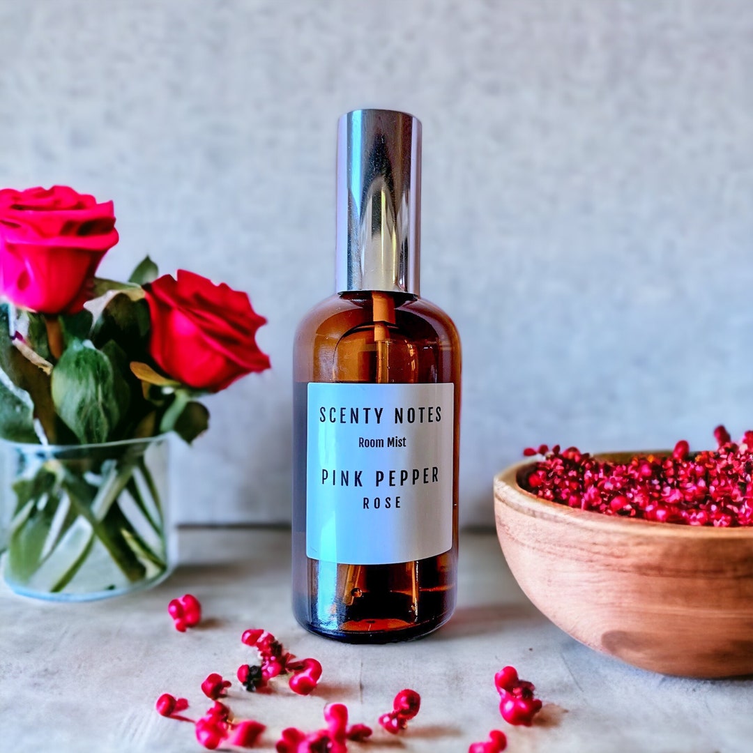 Pink Pepper Rose Room Spray,floral With Hint of Spice Room Spray ...