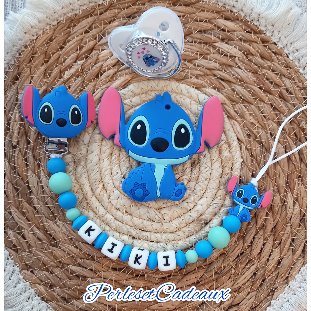 Personalized Pacifier Clip Stitch Silicone and Matching Pacifier Birth ...