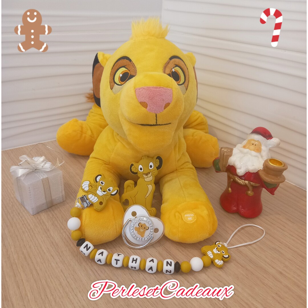 Lion King Personalized Baby Gift Simba Birth Pacifier - Etsy