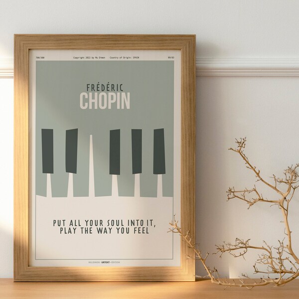 Chopin Poster - Etsy