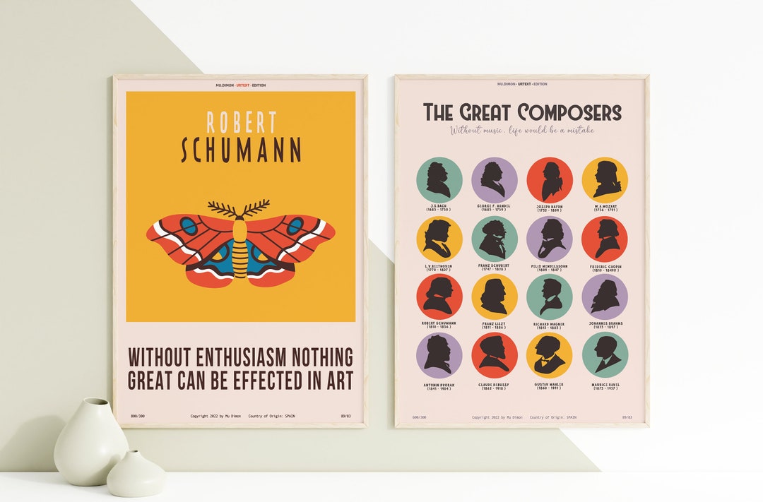The Great Composers & Robert Schumann. COLLECTION Two Classical Music ...