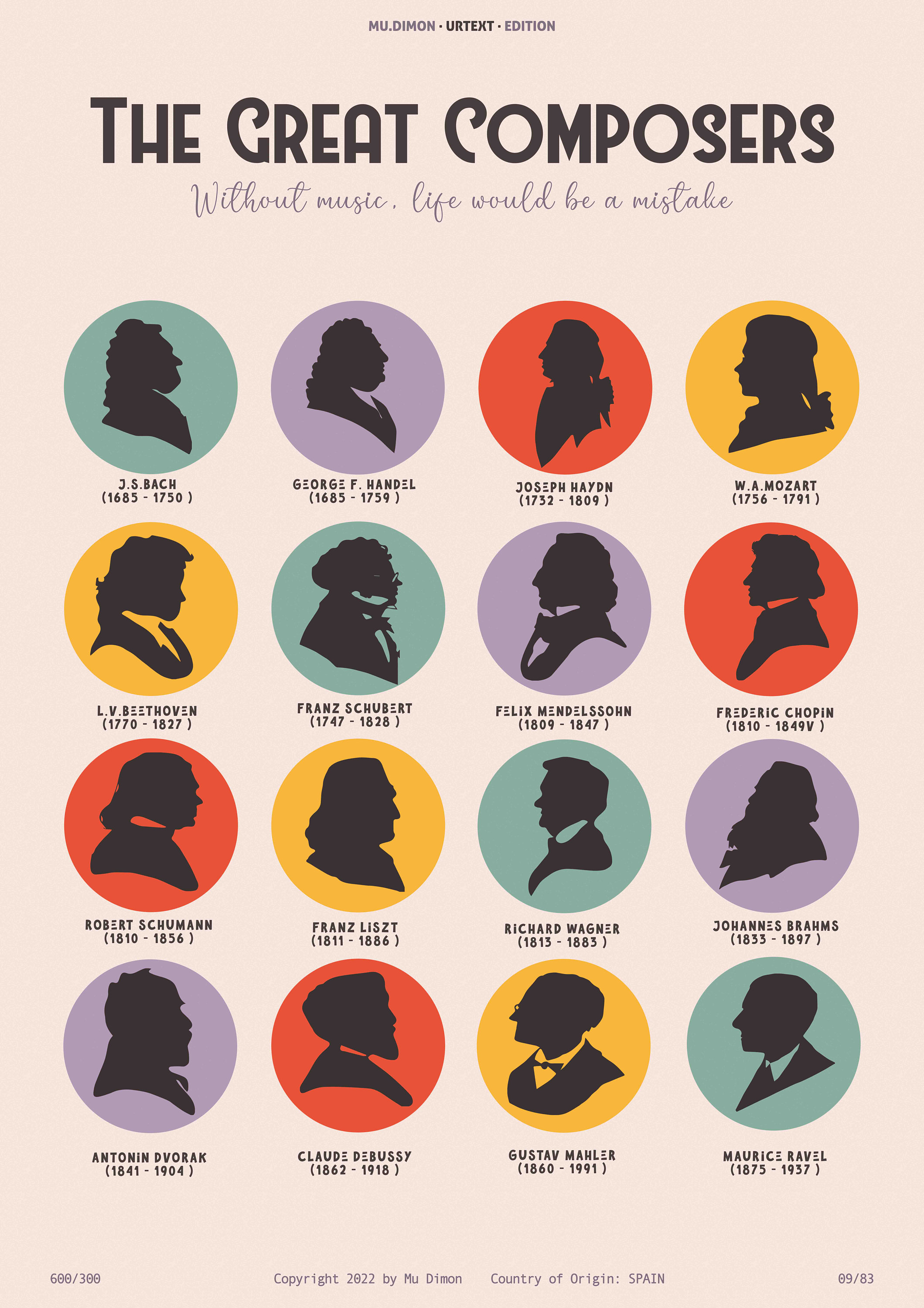 The Great Composers & Schubert. COLLECTION - Two Classical Music ...