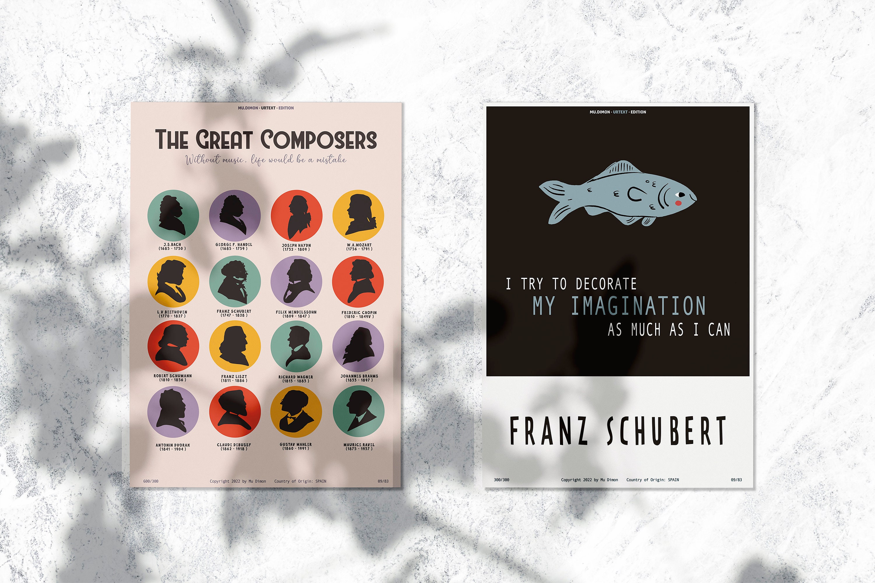 The Great Composers & Schubert. COLLECTION - Two Classical Music ...
