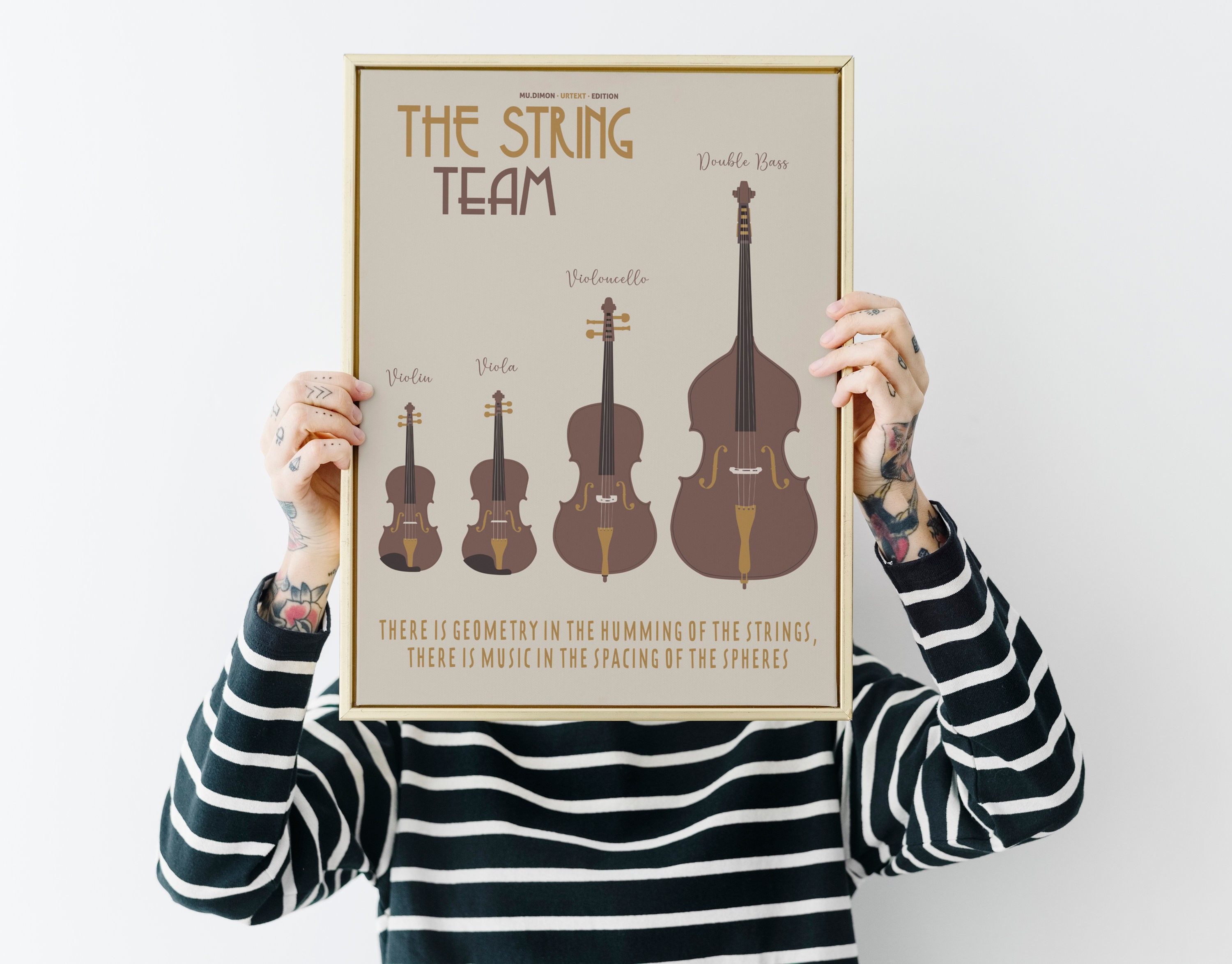 The String Team Classic Music Poster, Music Wall Art, Musicians ...