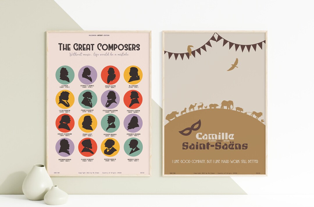 The Great Composers & Saint-saëns. COLLECTION - Two Classical Music ...