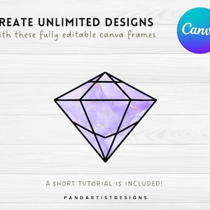 Make Your Own Diamond Design - Luxure Bundle Canva Frames Template ...