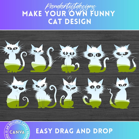 Clipart Gatto Pazzo Gatto Pazzo Vettoriali, Illustrazioni E Clipart