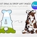 Canva Frames Western Uppercase Letters and Numbers, Drag and Drop ...