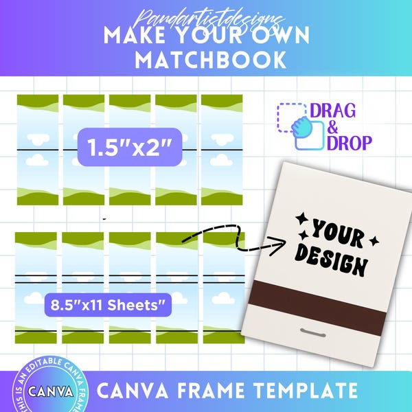 Match Box Canva - Etsy