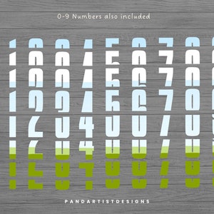 Canva Frames Half Letters Fill Your Own Split Stencil Letters and ...