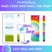 Design Your Own Small Pen Wrap on Canva With Easy Drag and Drop 1.5"x4 ...