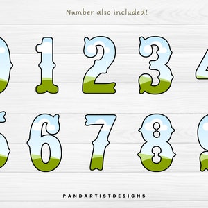 Canva Frames Western Uppercase Letters and Numbers, Drag and Drop ...