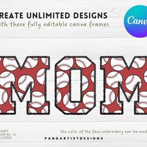 Digital Stitch Varsity PNG, Faux Embroidery Applique Letter & Number ...