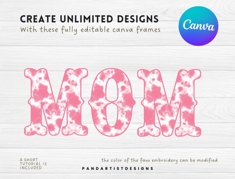 Canva Frames Western Uppercase Letters and Numbers, Drag and Drop ...