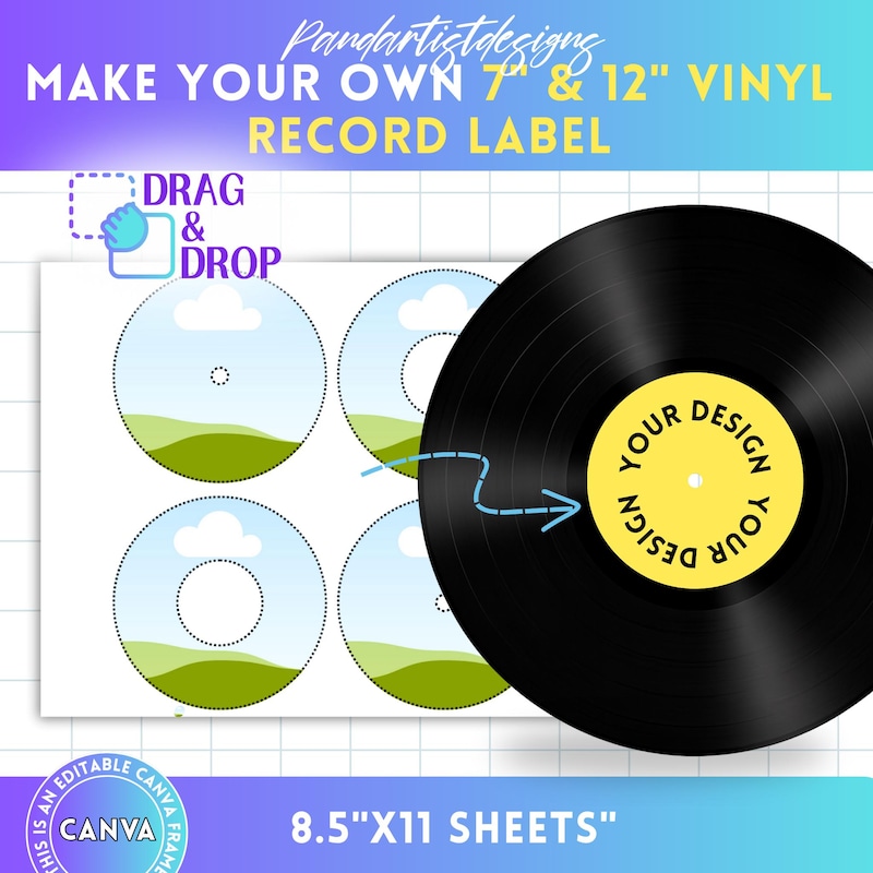 Sticker Stand Template - Etsy