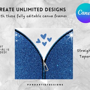 Create Your Own Zipper Tumbler Wraps Design on Canva - Easy Drag and Drop - 20 Oz Skinny ...