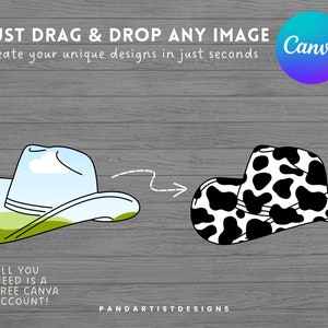 Make Your Own Western Design on CANVA - Cowboy Png - Drag and Drop ...