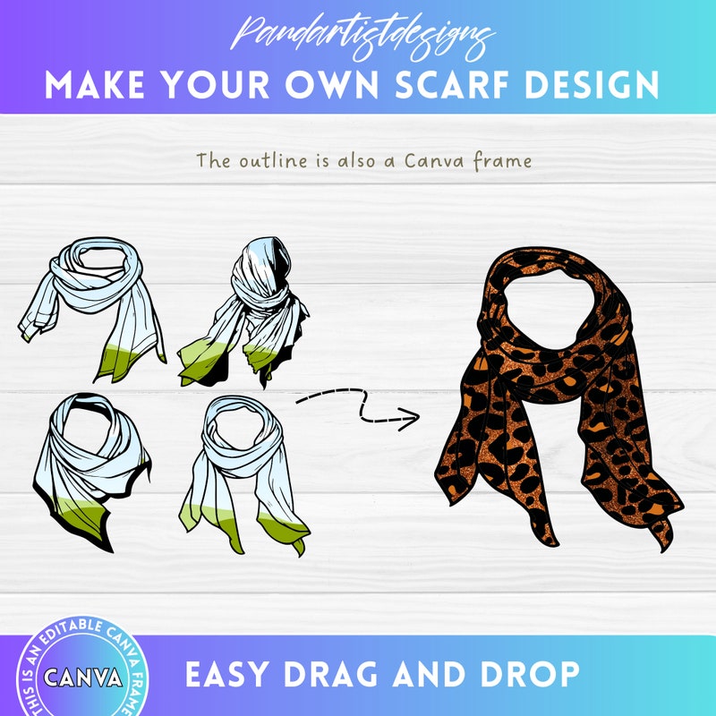 Make Art Into Scarves - Etsy