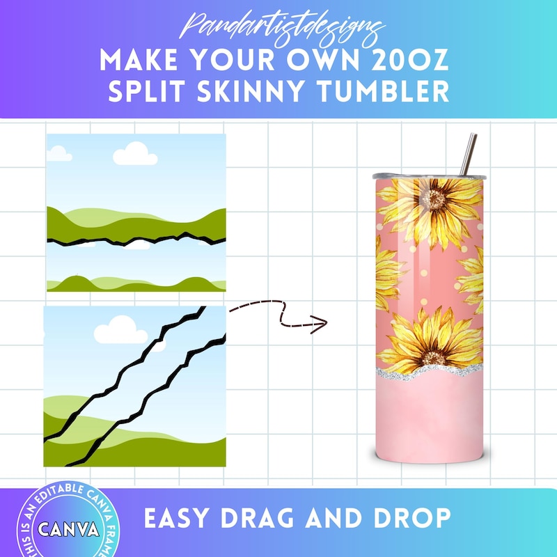 Split Tumbler - Etsy