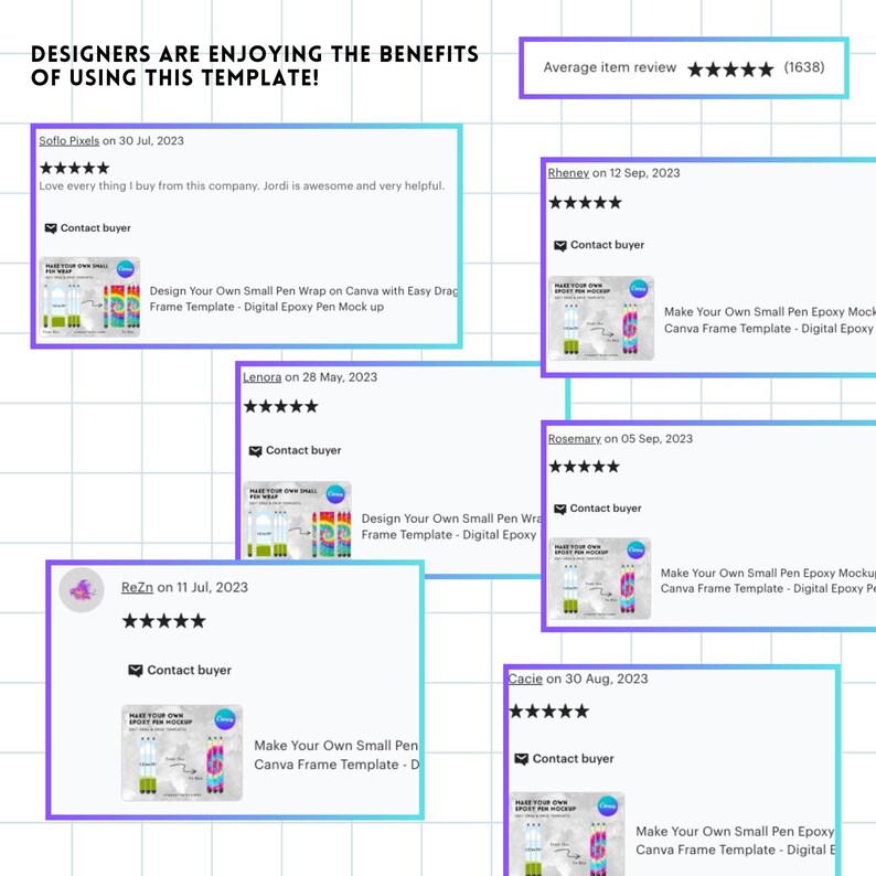 Design Your Own Small Pen Wrap on Canva With Easy Drag and Drop 1.5"x4 ...