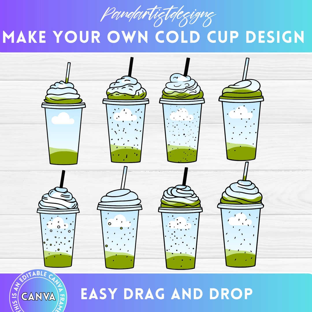 Make Your Own Cold Cup on CANVA With Easy Drag and Drop - Commercial ...