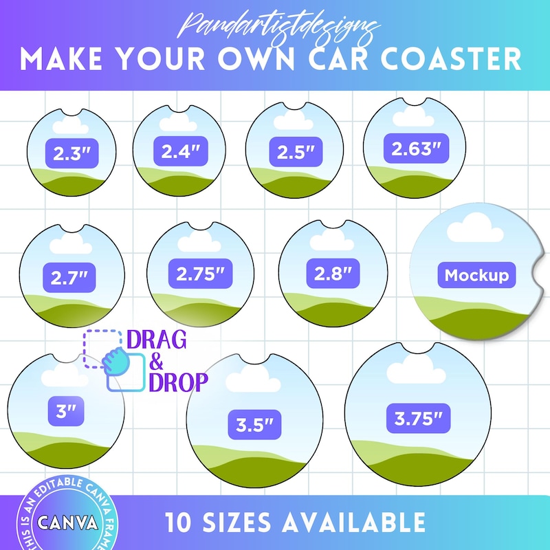 Cup Holders Car Coasters - Etsy