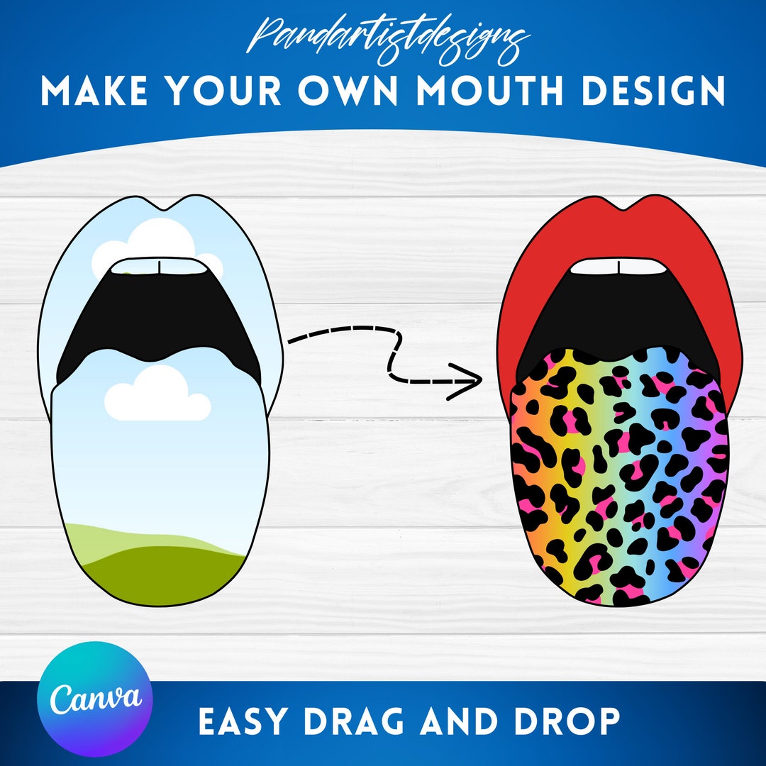 Fill Your Own Lips With Photos on CANVA With Commercial Use Allowed ...