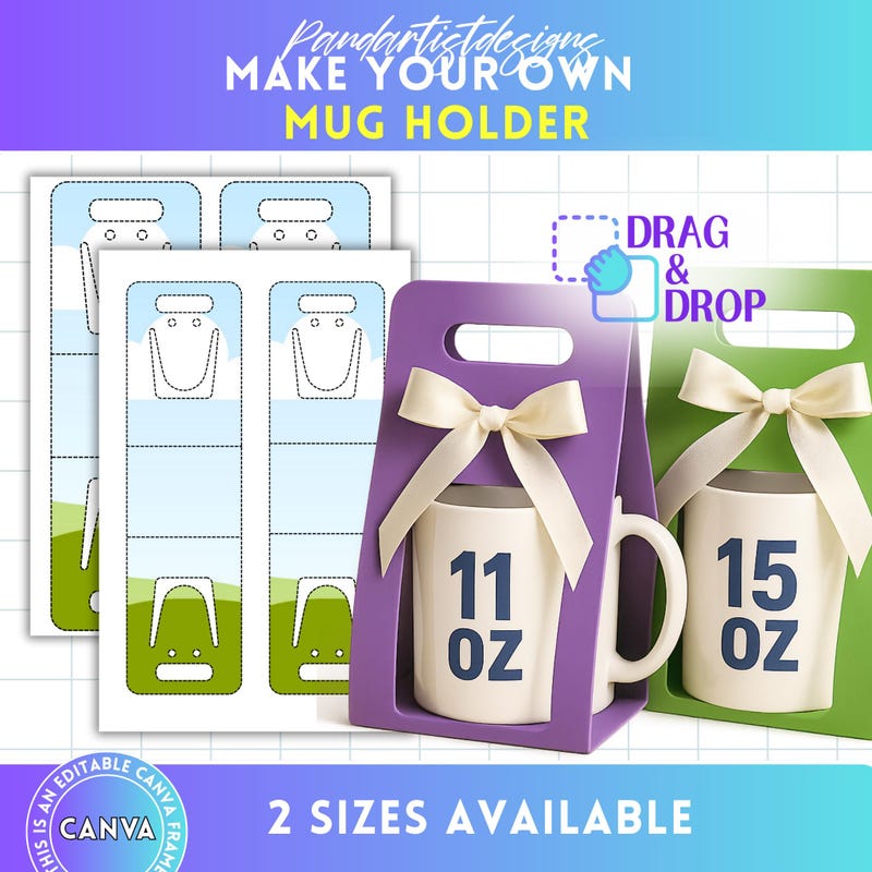Coffee Template Box - Etsy UK