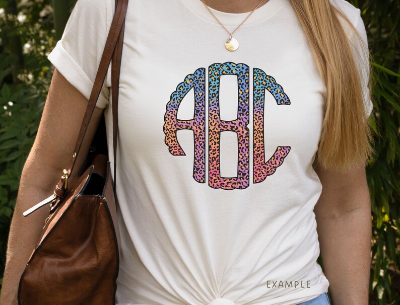 Canva Frames Scallop Monogram Alphabet - Easy Drag and Drop - Doodle ...