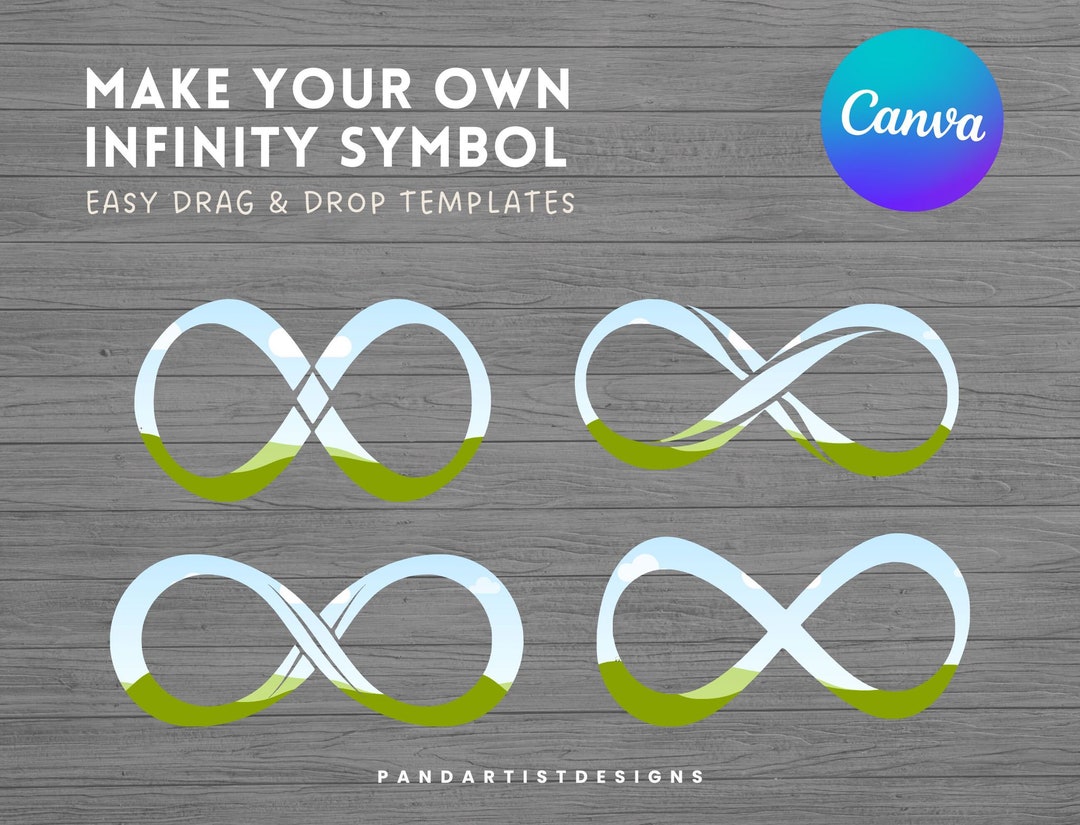 Make Your Own Infinity Symbol Design Love Forever Canva - Etsy