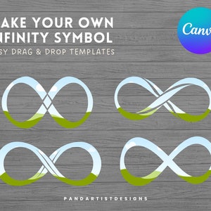 Make Your Own Infinity Symbol Design Love Forever Canva - Etsy