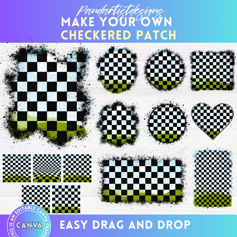 Checkered Print - Etsy