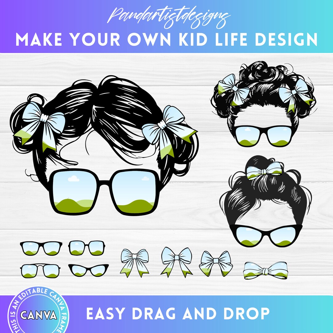 Make Your Own Kids Life Design on CANVA - Family Life Canva Frame With ...