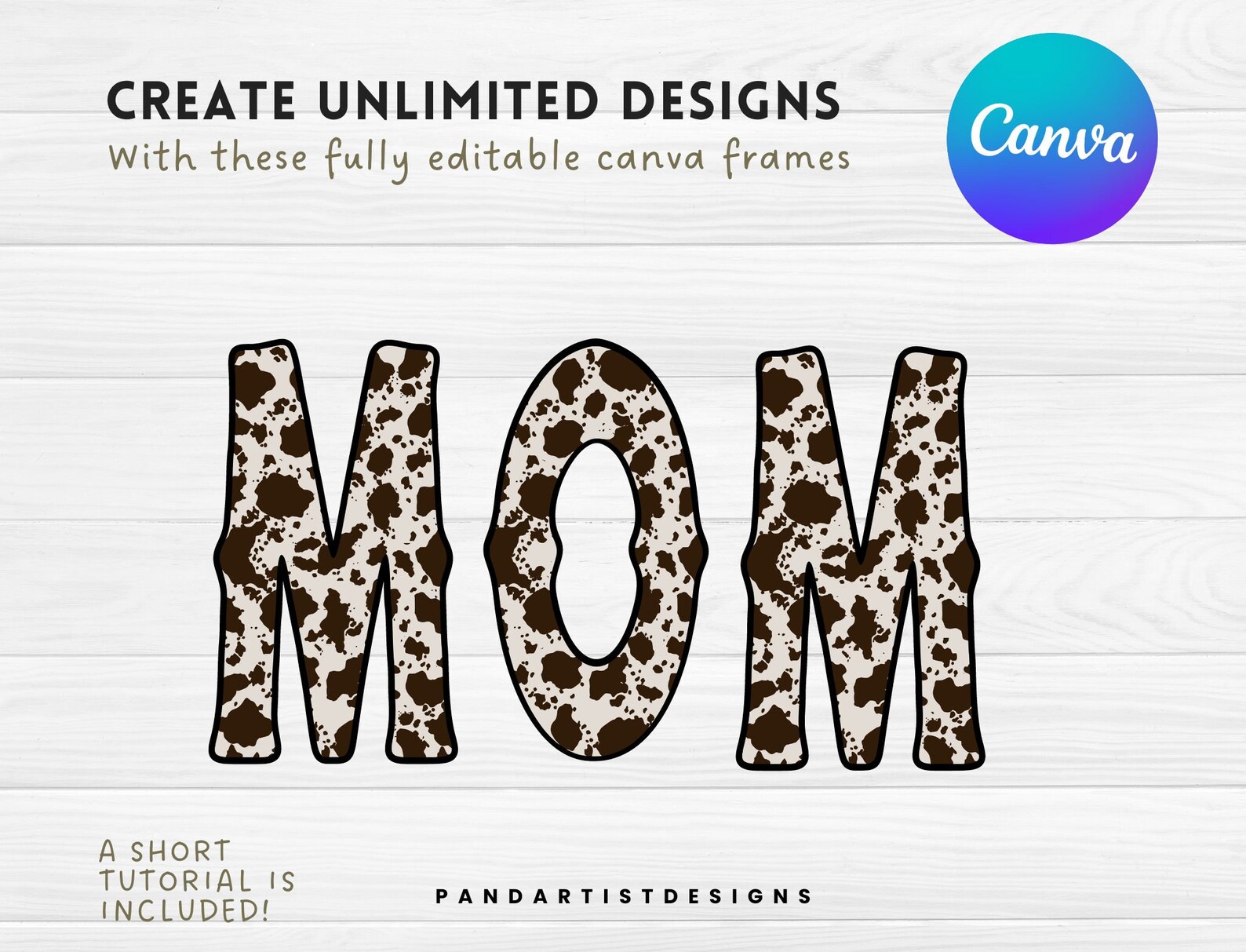 Fill Your Own Western Letter on CANVA With Easy Drag and Drop - Etsy