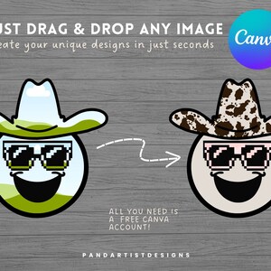 Make Your Own Retro Happy Smiley Face on CANVA With Easy Drag and Drop ...