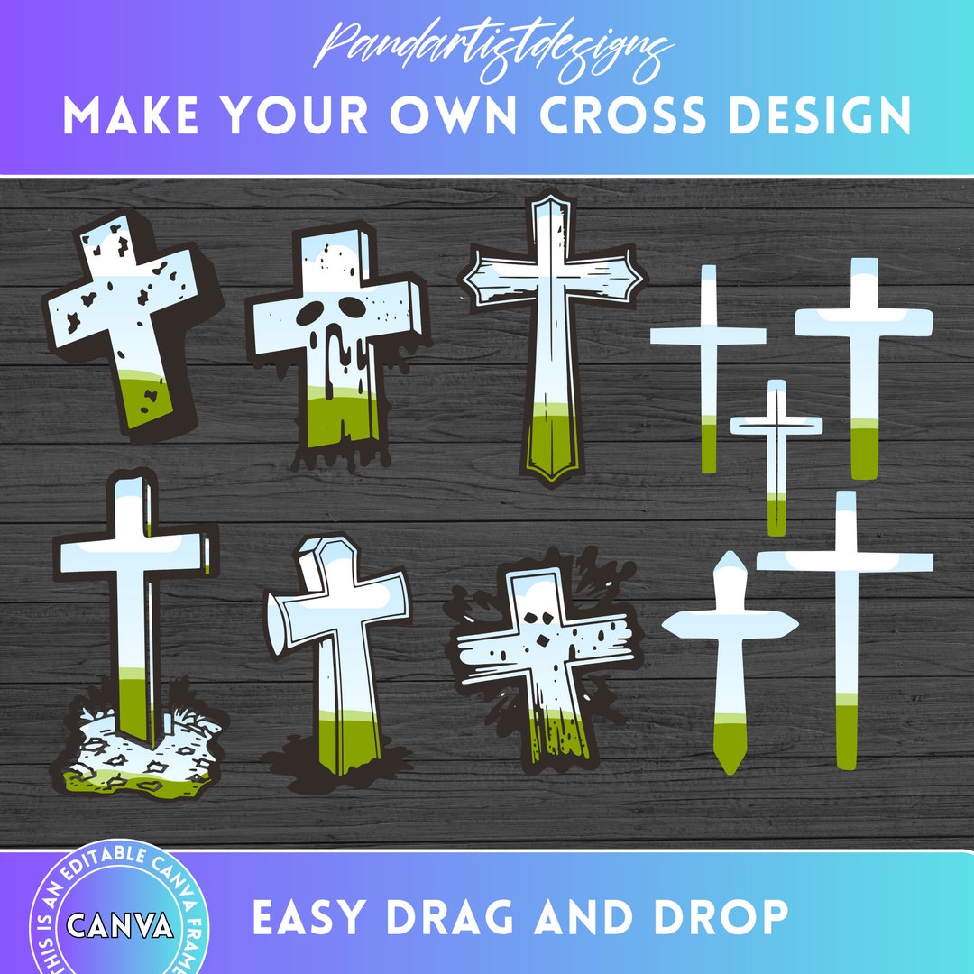 Fill Your Own Religious Cross Design on CANVA - Christian Faith Png ...