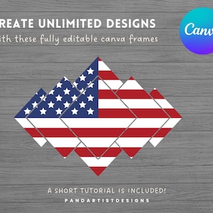 Make Your Own Diamond Design on CANVA With Easy Drag and Drop, Editable ...