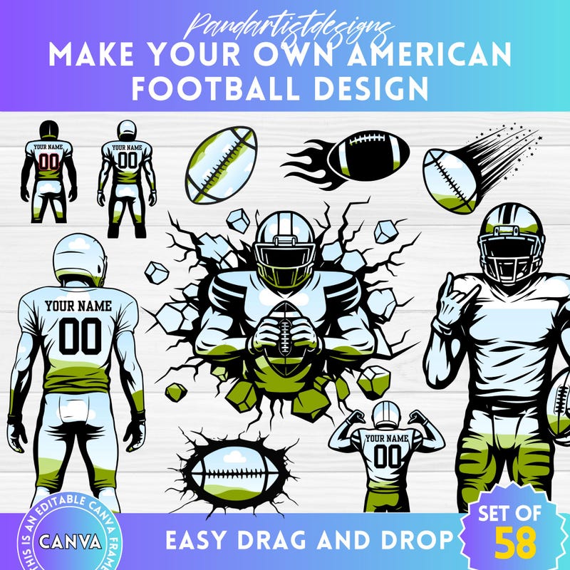 Football Back Drop Nfl - Etsy