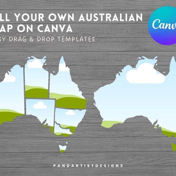 Australia Map Png - Etsy