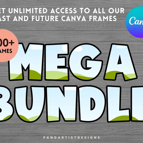 Fill Your Own Letters On Canva Drag And Drop Commercial Use Etsy