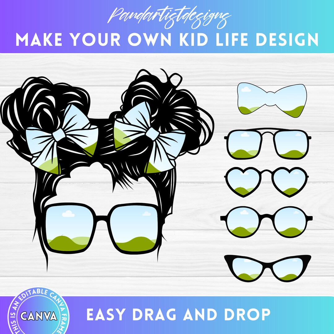 Make Your Own Kids Life Design on CANVA - Family Life Canva Frame With ...