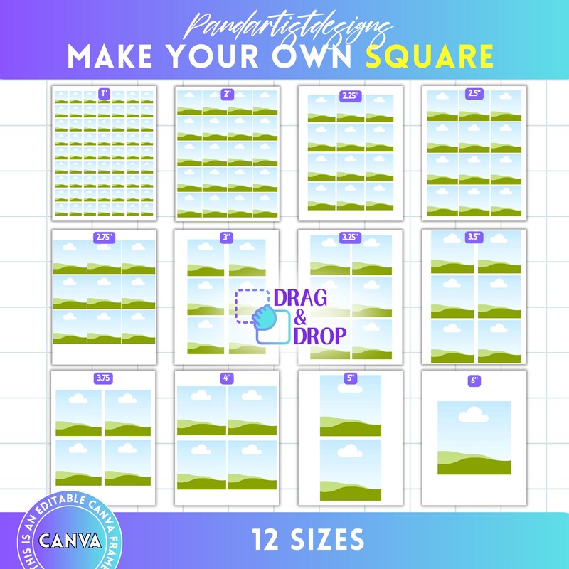 Flexible Calendar Template - Etsy UK