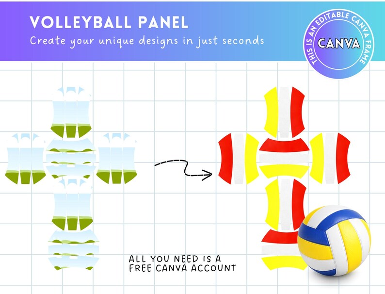 Sports Panel Template BUNDLE, Custom Basketball Panel, Printable ...