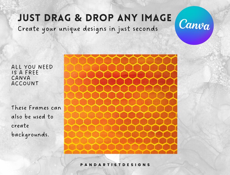 Make Your Own Honeycomb Tumbler Wraps Design on Canva With - Etsy