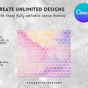 Make Your Own Honeycomb Tumbler Wraps Design on Canva With Easy Drag and Drop for 20 Oz Skinny ...